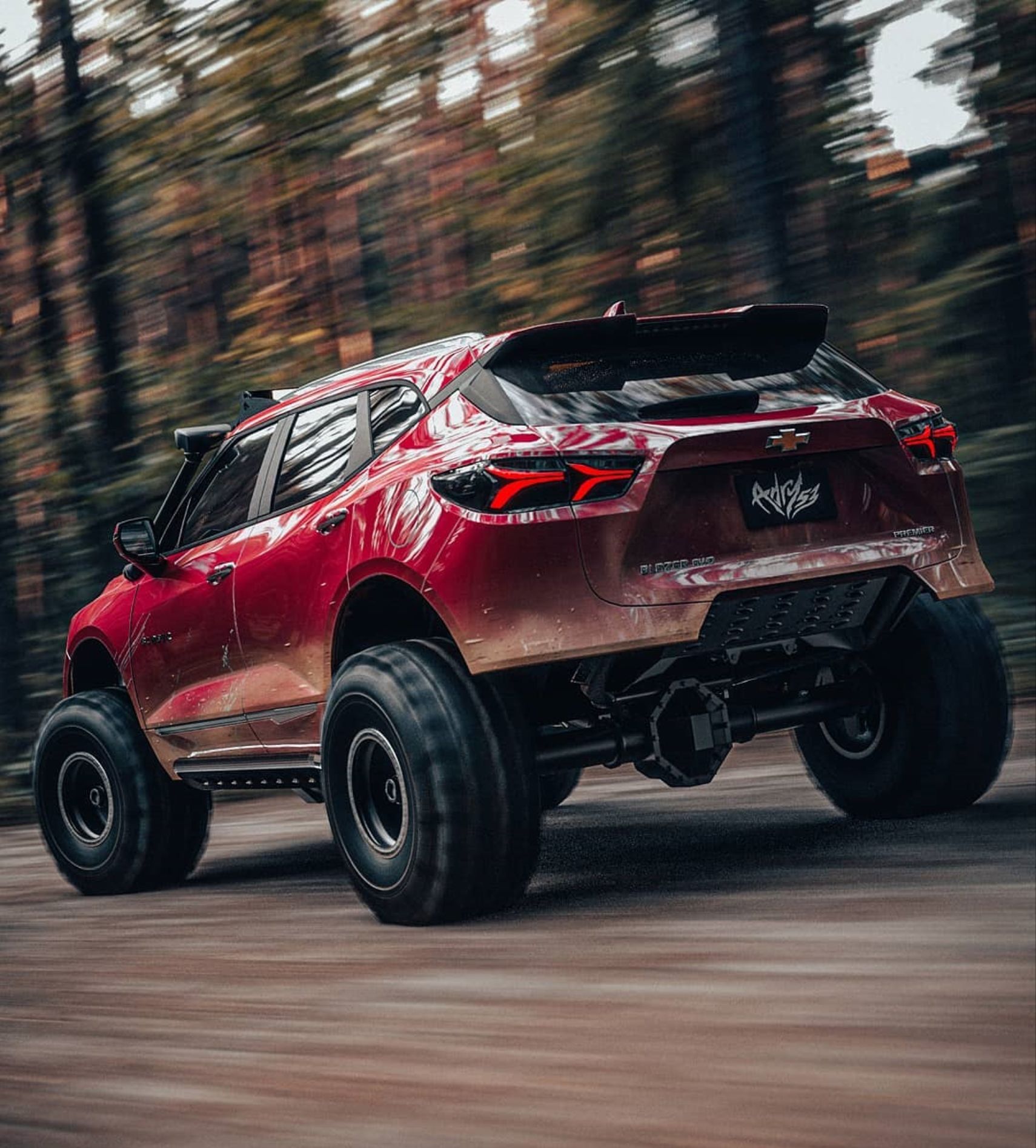 Chevy Blazer Gets Wild Baja Treatment In Bold Renderings