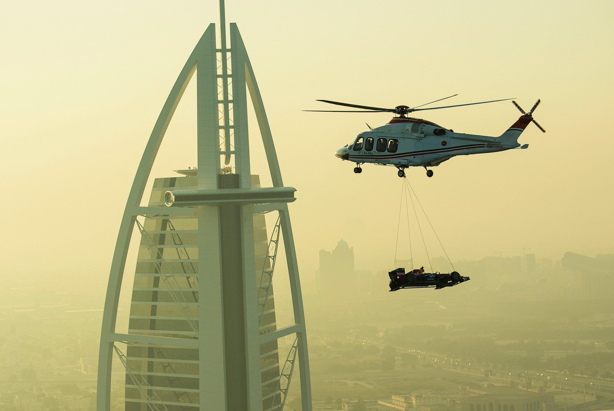 10 Of The Craziest Stunts Red Bull Has Done With Its F1 Cars