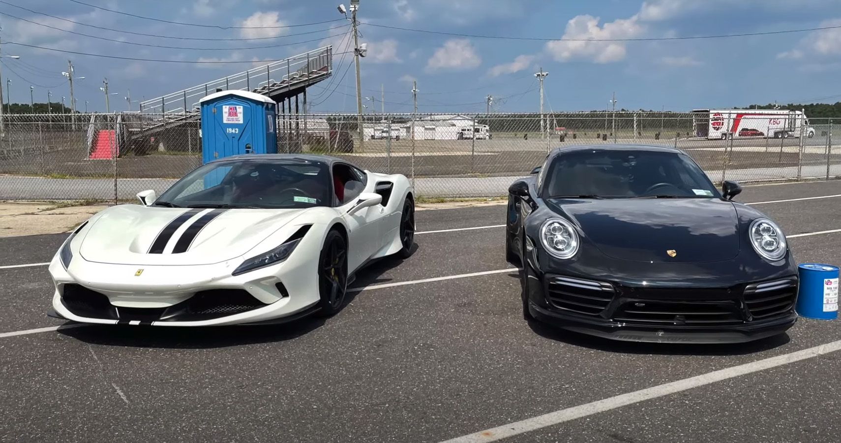 Ferrari F8 Tributo Takes On A Porsche Turbo S In This Super Sports Car ...