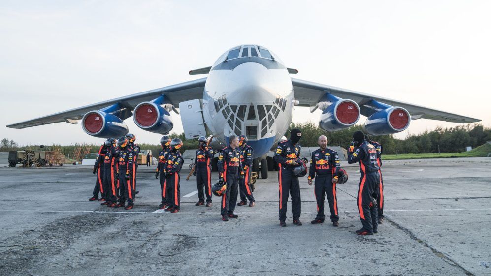 10 Of The Craziest Stunts Red Bull Has Done With Its F1 Cars