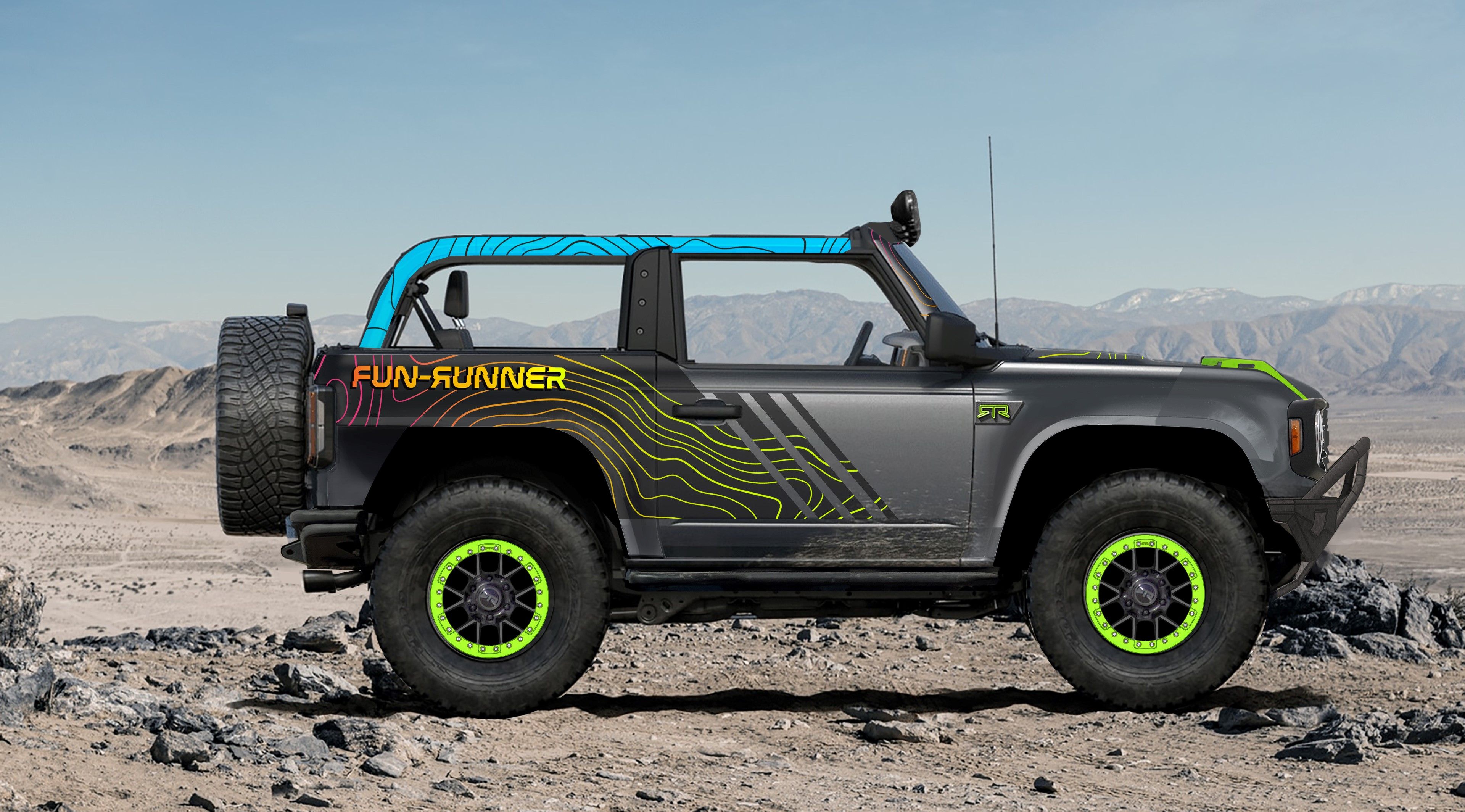Ford Shows Off Six Bronco Concepts Including Quad-Tracked SUV
