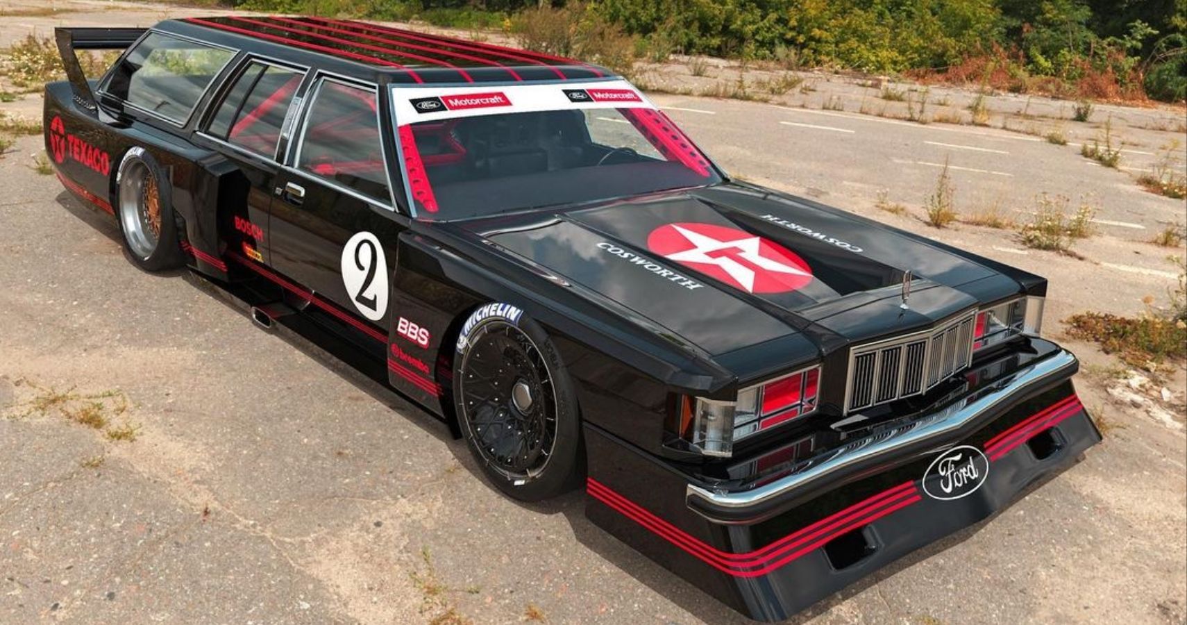 Outrageous Mercury Colony Park Is A Cosworth-Powered Station Wagon Racer
