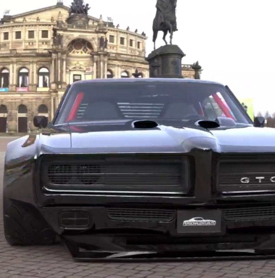 Stealthy Pontiac GTO Looks Blacked Out And Bulked Up In Sleek Rendering