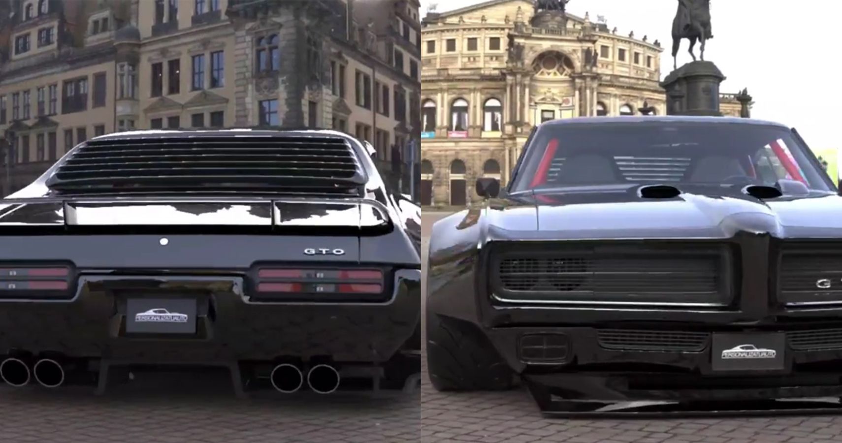 Stealthy Pontiac GTO Looks Blacked Out And Bulked Up In Sleek Rendering