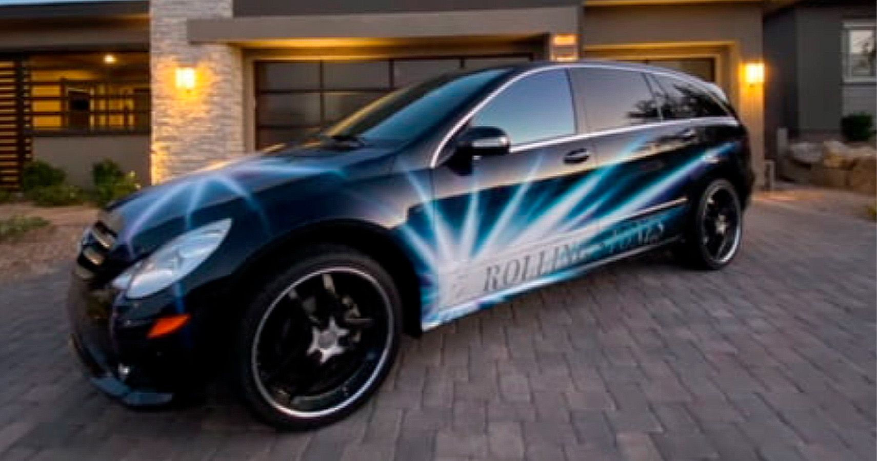 Rolling Stones Mercedes-Benz R500 Tour Car Is The Ultimate Fan Collectible