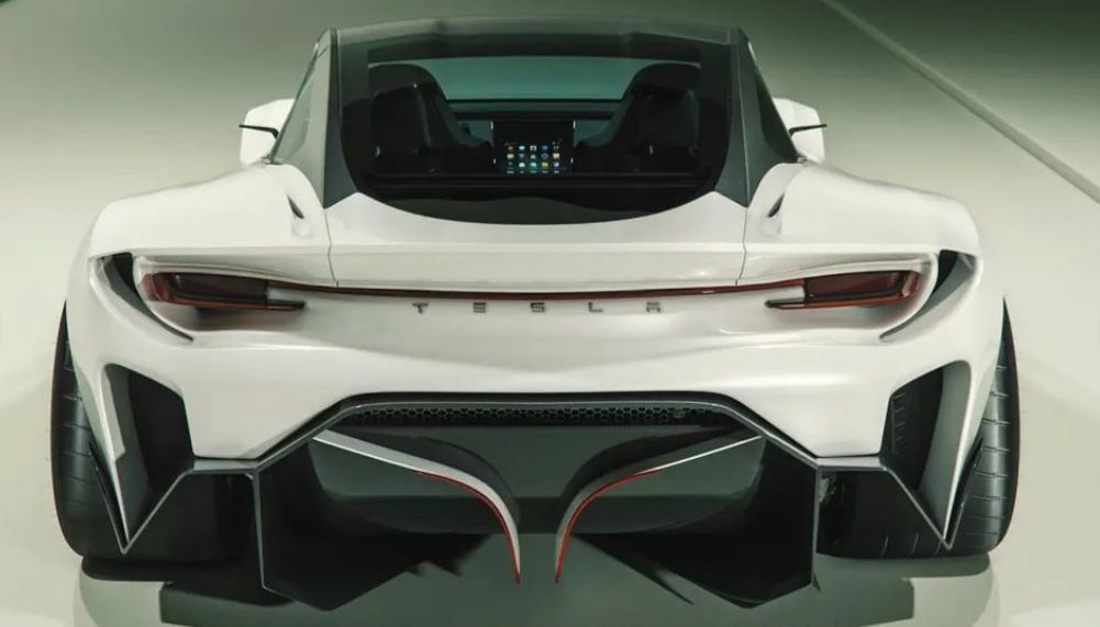 This Tesla Roadster Looks More Like A Modern Hypercar