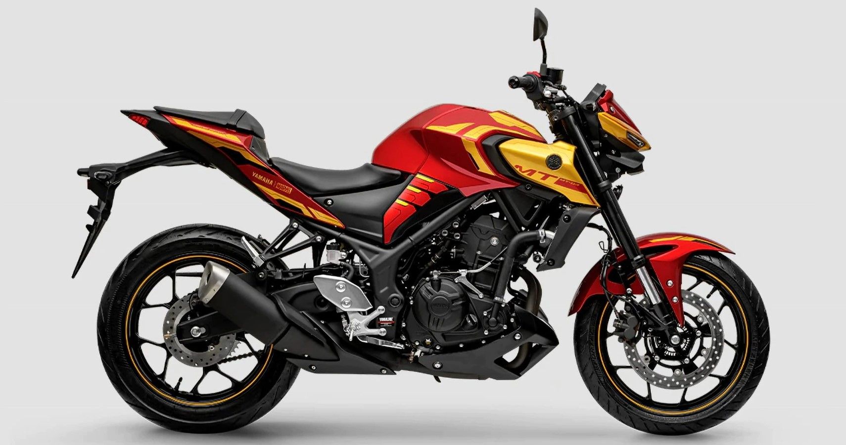 Check Out This Iron Man Edition Yamaha MT-03