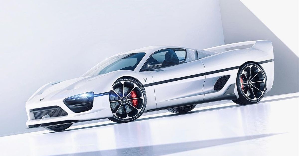 This Render Creates A Modern Interpretation Of The Ferrari F50