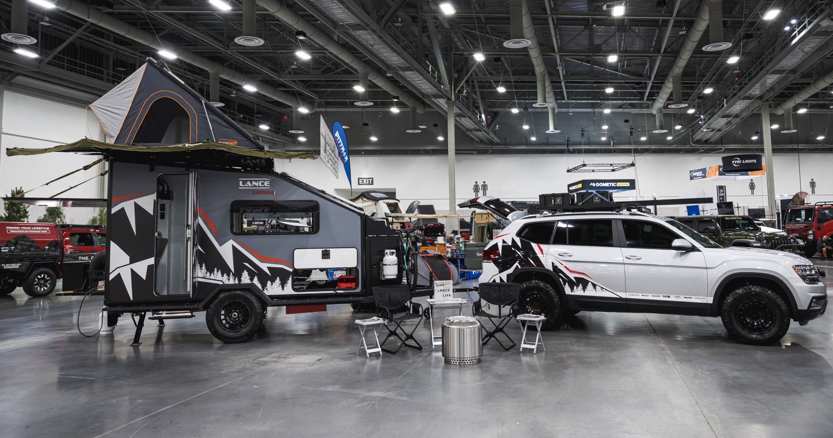 The Lance Compact Overlanding Camper Trailer Concept Sleeps Six