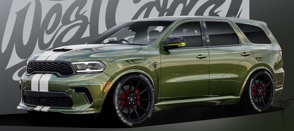 Dodge Durango Hellcat Gets Widebody West Coast Customs Rendering