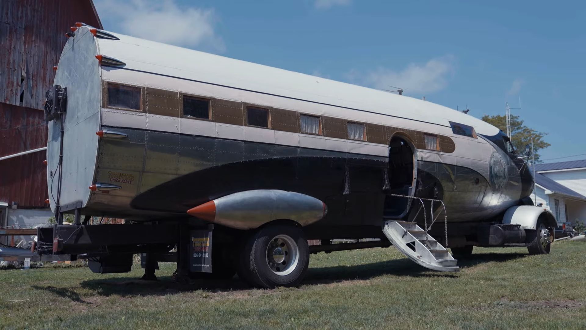 Military Aircraft Turned Into RV Using 'Hillbilly Scientific' Methods