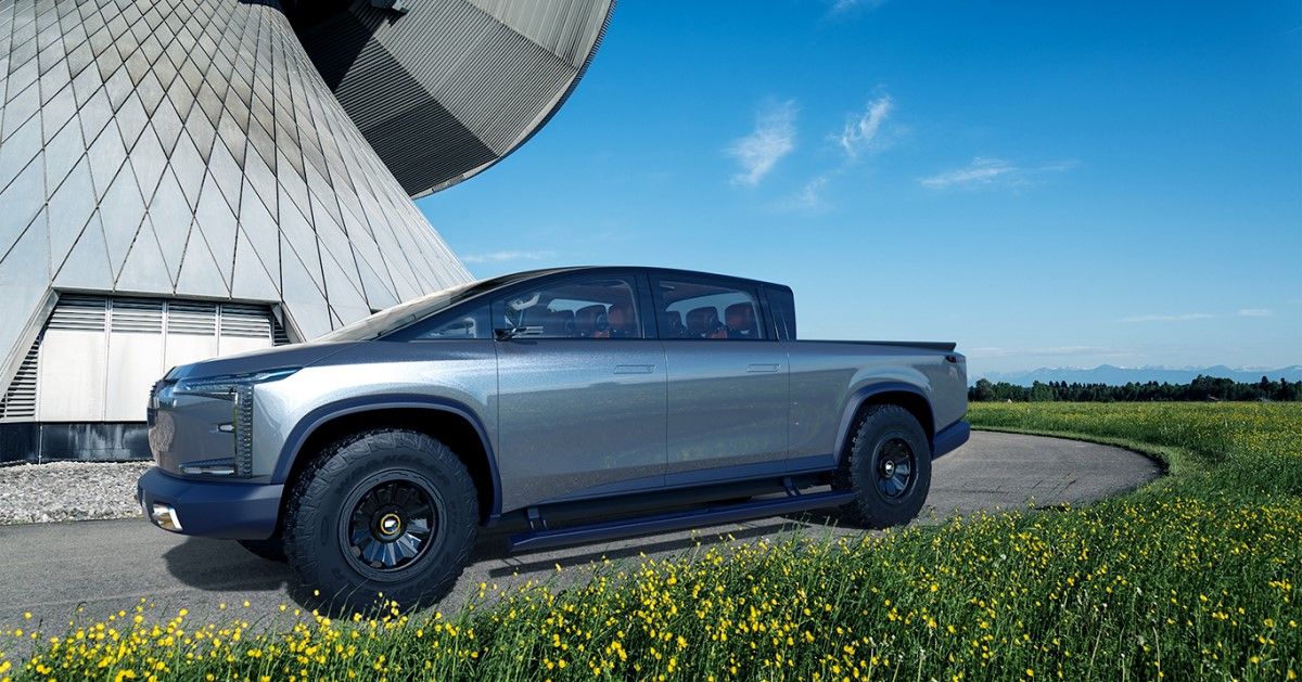 The EdisonFuture EF1-T IS A Solar-Powered Electric Pick-Up Truck