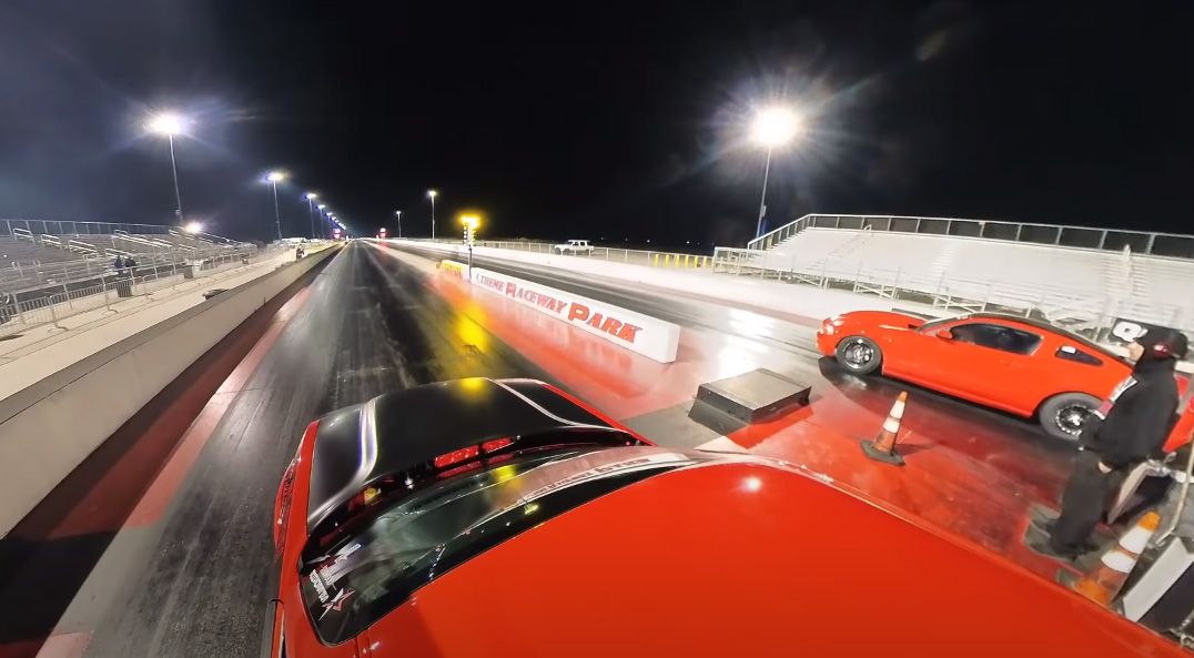 Watch This Dodge Demon Destroy A Mustang On The Strip, Plus Post-Race ...
