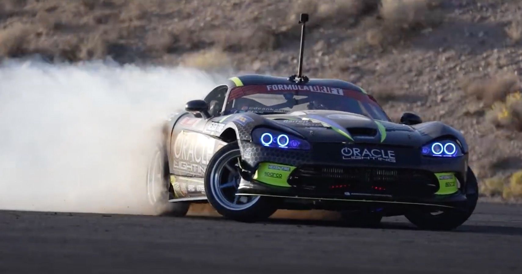 Watch: YouTuber Drifts And Crashes Twin-Turbo Dodge Viper