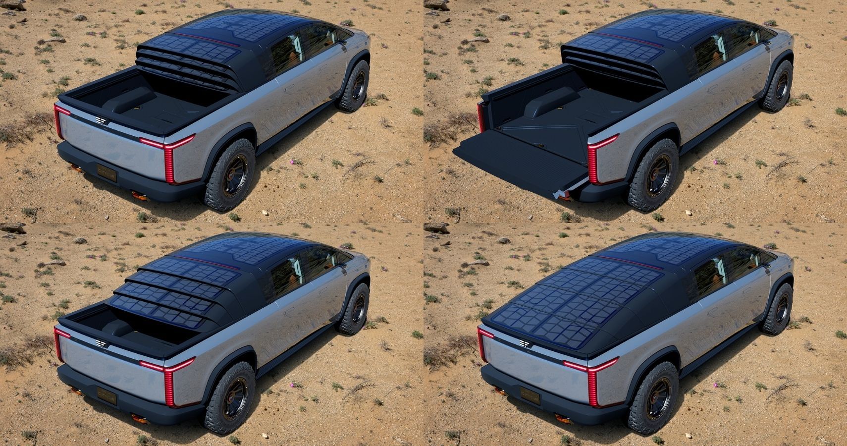 The EdisonFuture EF1-T IS A Solar-Powered Electric Pick-Up Truck