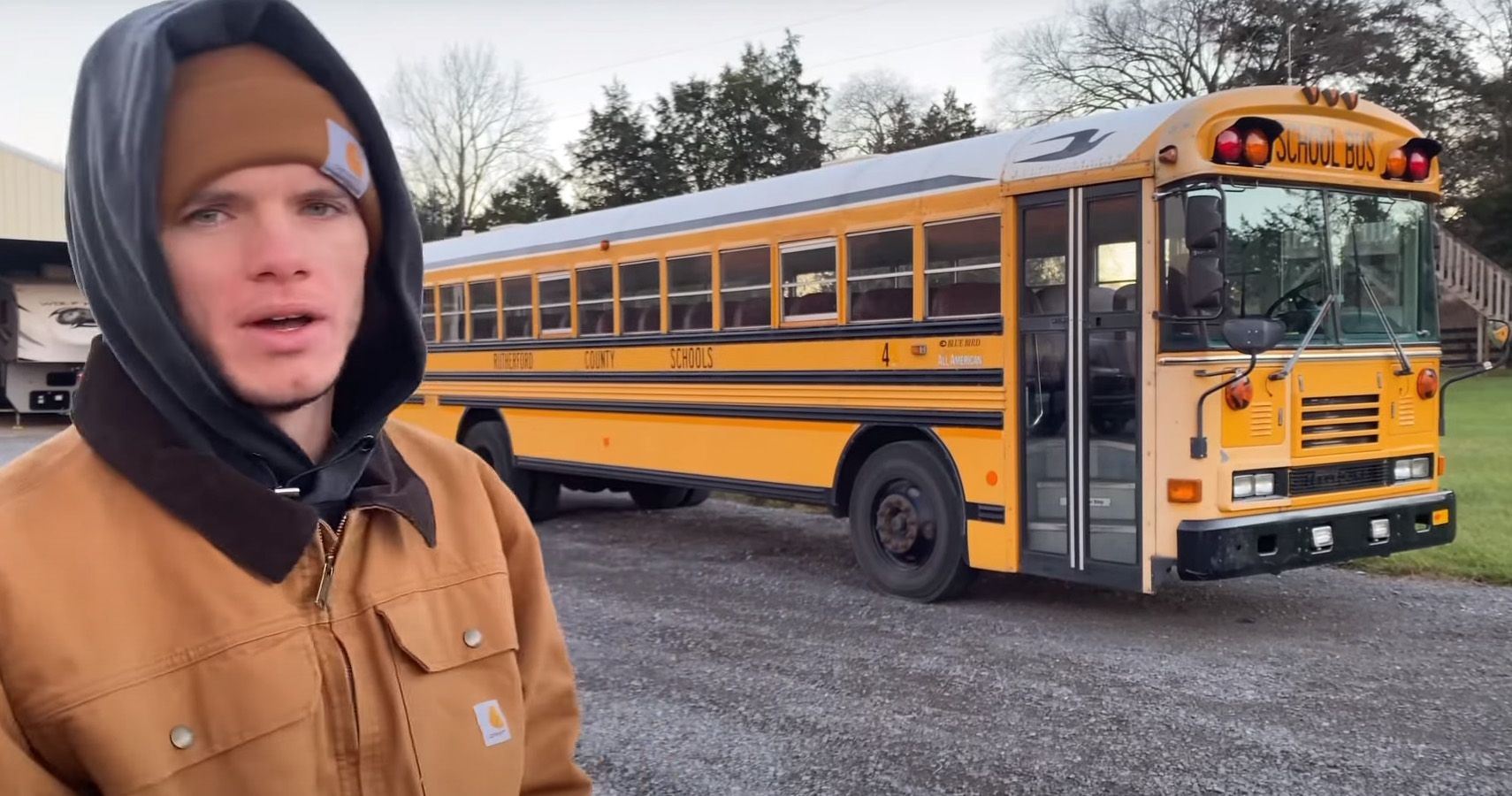 YouTuber Takes School Bus Into Off-Road Territory With Disastrous Results