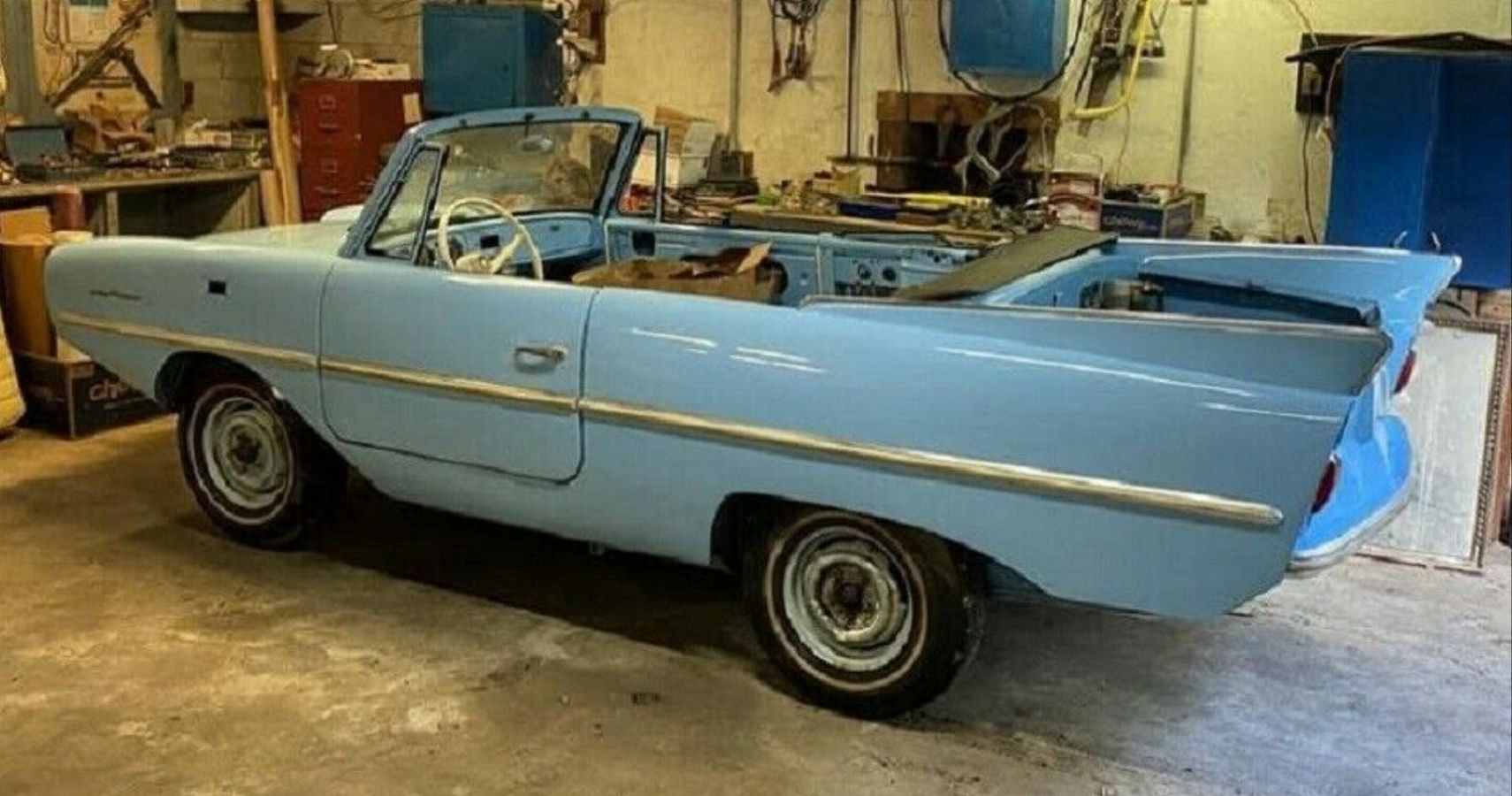 Rare Amphicar Looking To Float On As Someone's New Restoration Project
