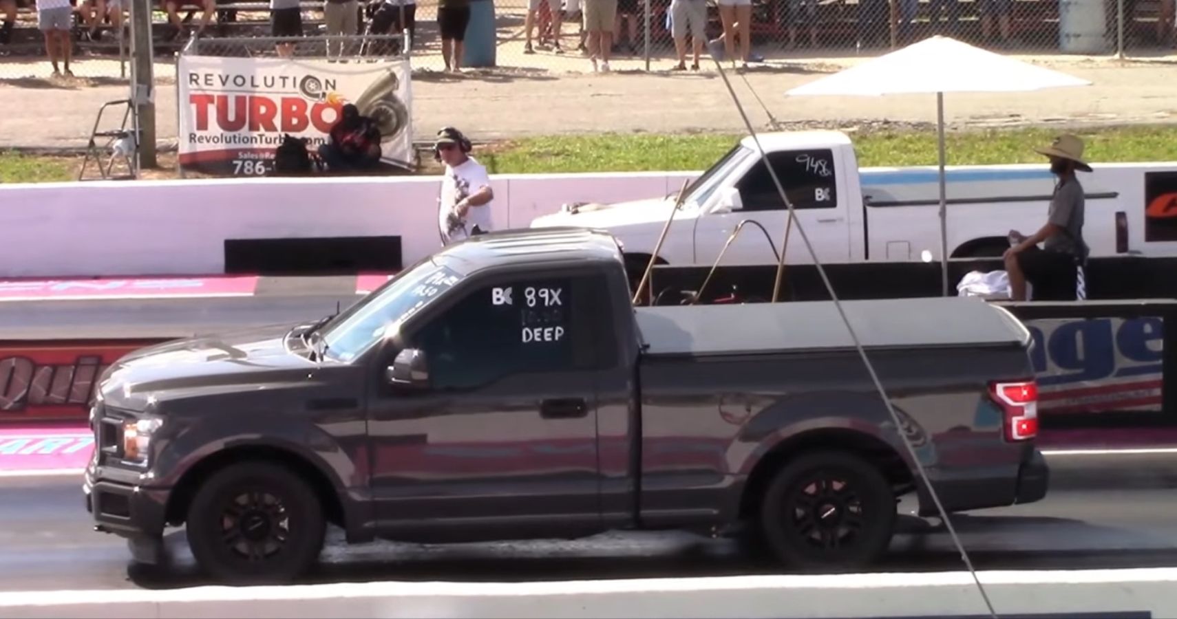 Watch: Sleeper Chevy S10 Edges Out Ram TRX In Drag Race