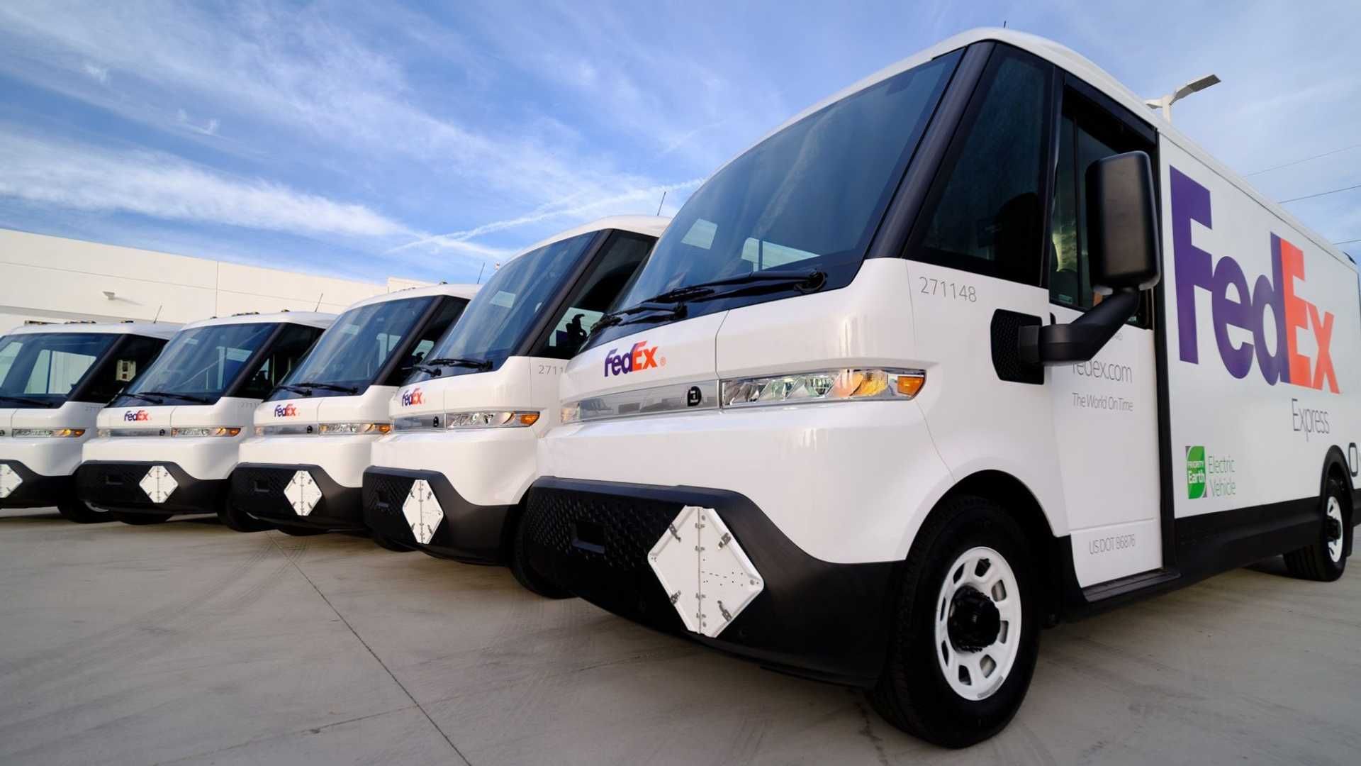 FedEx Takes Delivery Of The First Five Of Its New EV600 Vans