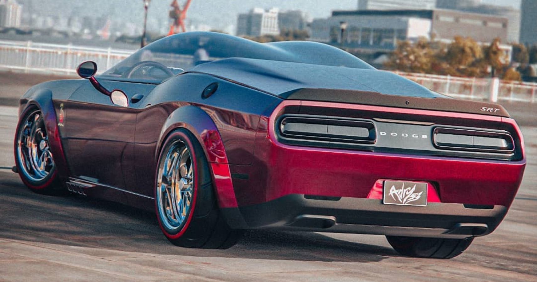 Here's What A Dodge Challenger Hot Rod By Ed Roth Could Look Like