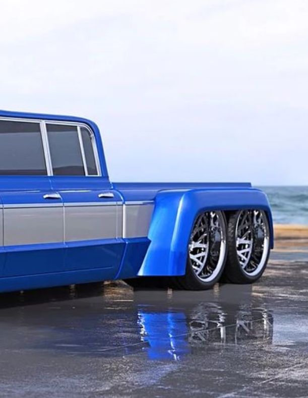 Epic 6x6 Chevy C60 Truck Means Business In Digital Rendering