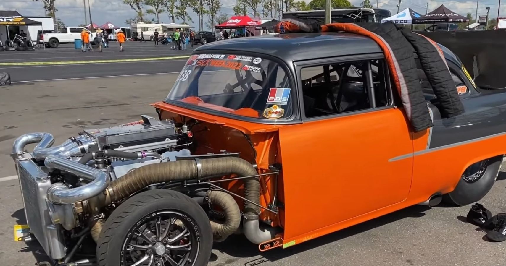 Watch This 1955 Chevrolet Pull An Insane 6-Second Quarter Mile