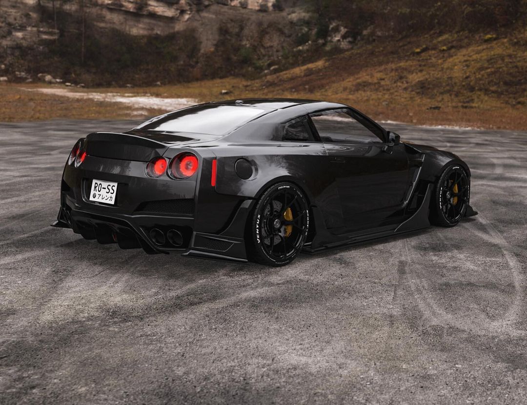 Nissan GT-R Gets Sensational Widebody Rendering