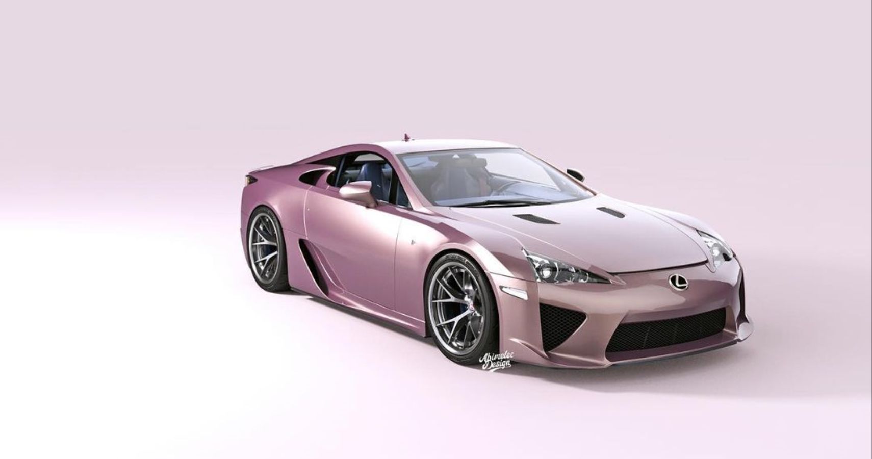 Pretty In Pink: This Is What Happens When A Lexus LFA Meets Porsche