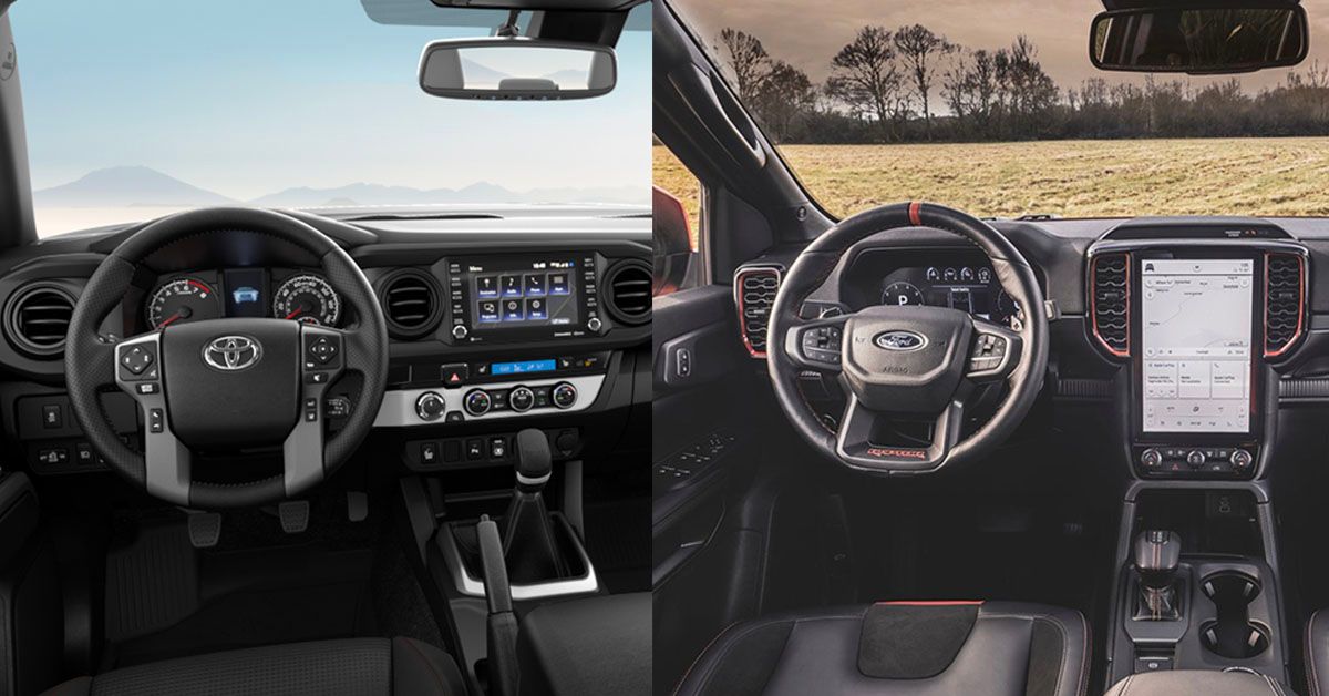 Super Pickups: 2022 Toyota Tacoma TRD Pro Vs 2023 Ford Ranger Raptor