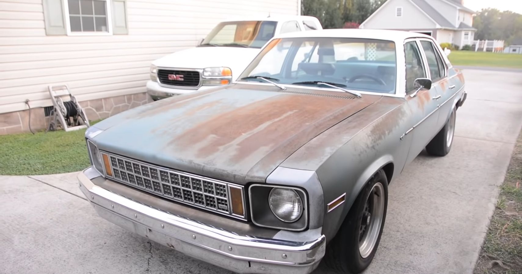 YouTuber Drives Four-Door 1977 Chevy Nova, Shares Classic Daily Driver Tips