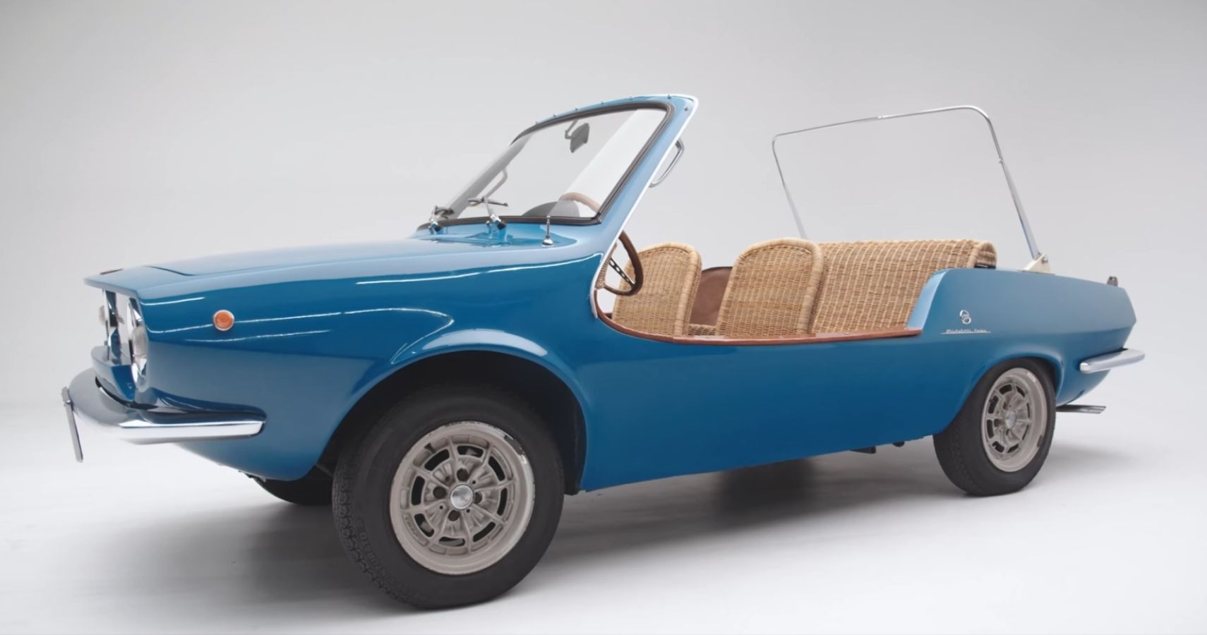 This 1971 Fiat Shellette With Basketweave Interior Is The Perfect ...