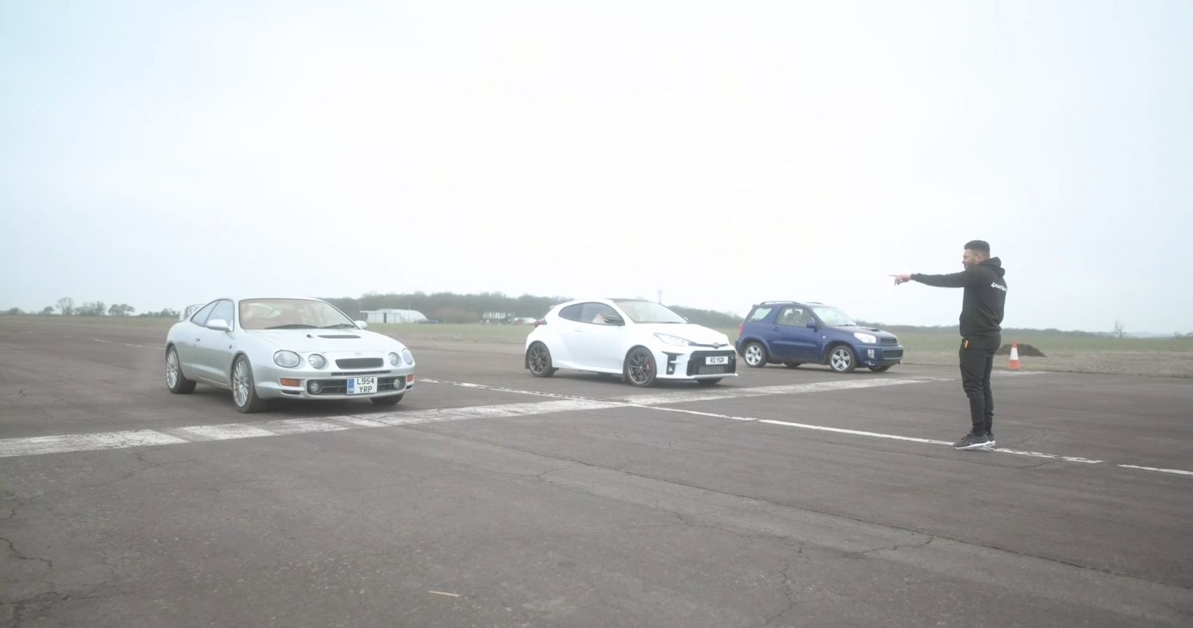 Watch Three 4WD Boosted Toyotas Drag Race