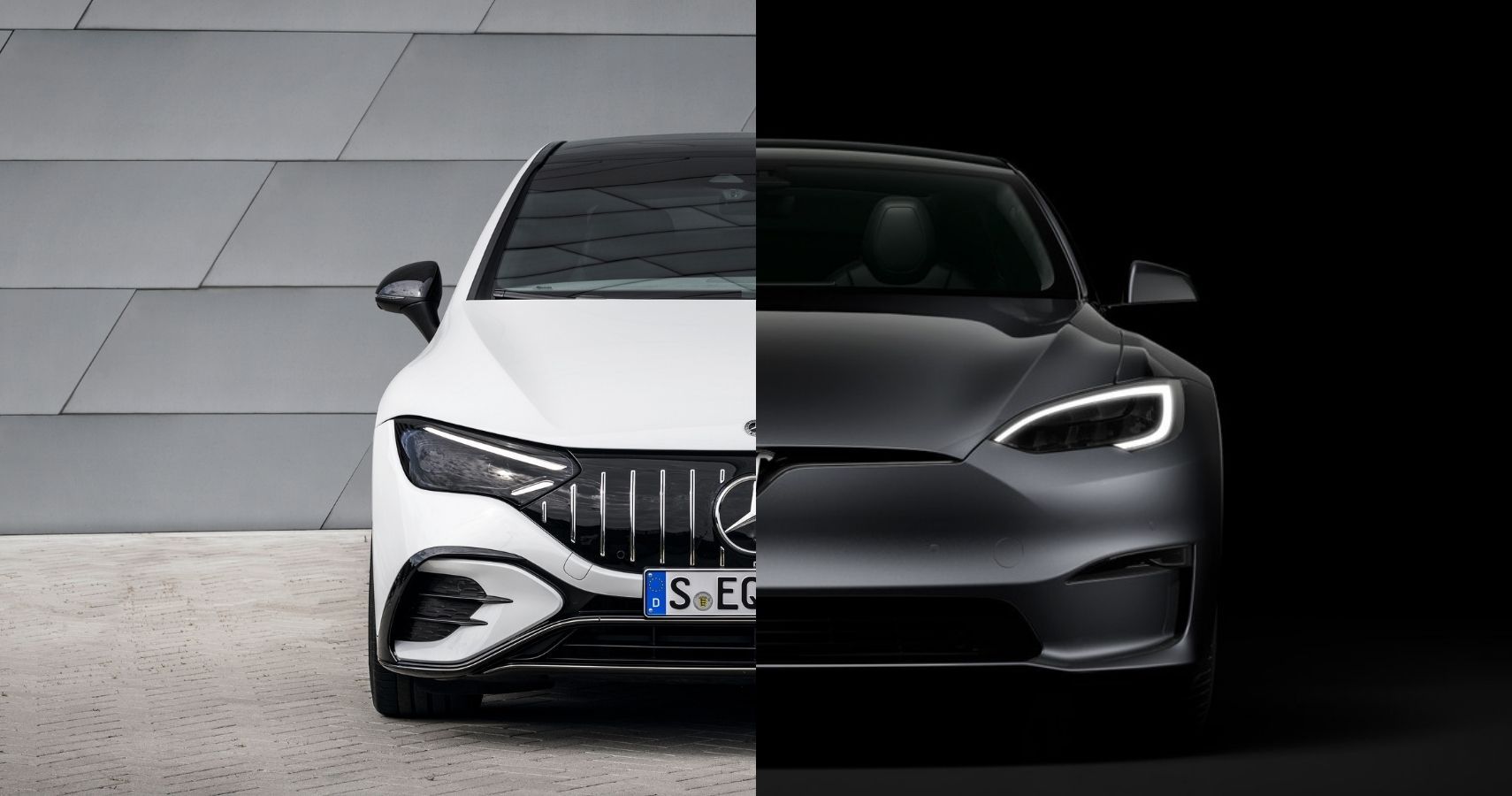 How The Mercedes-AMG EQE Stacks Up Against The Tesla Model S Plaid