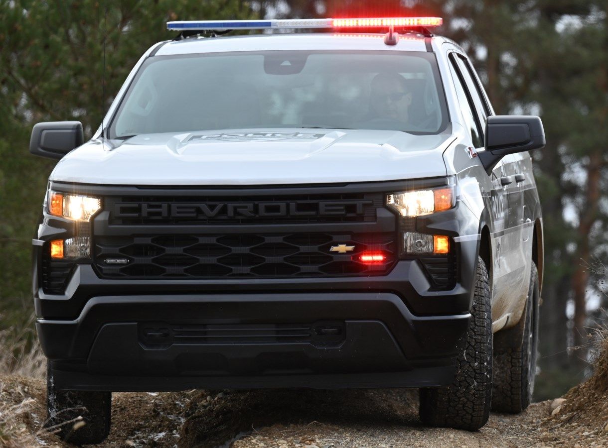 A Treat For Law Enforcement With Chevrolet Silverado Police Pursuit Vehicle