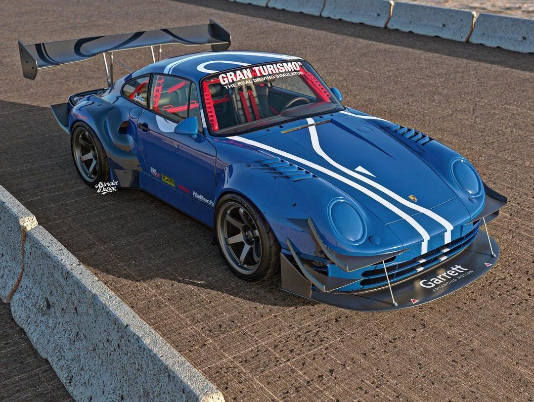 Check Out The Rear Wing On This JDM-Inspired Porsche 959