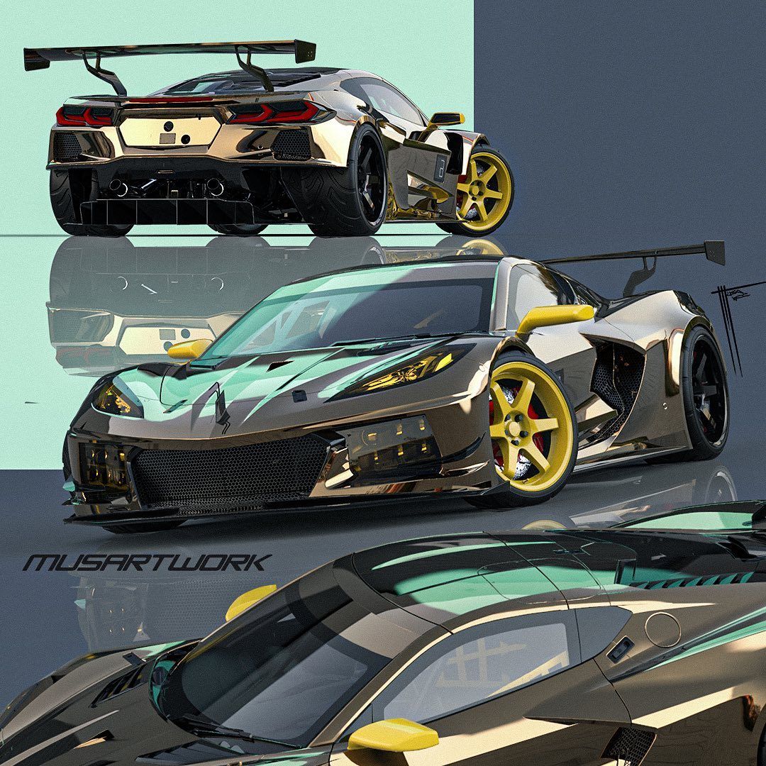 The Chevrolet C8 Corvette Reimagined As A Drift Car