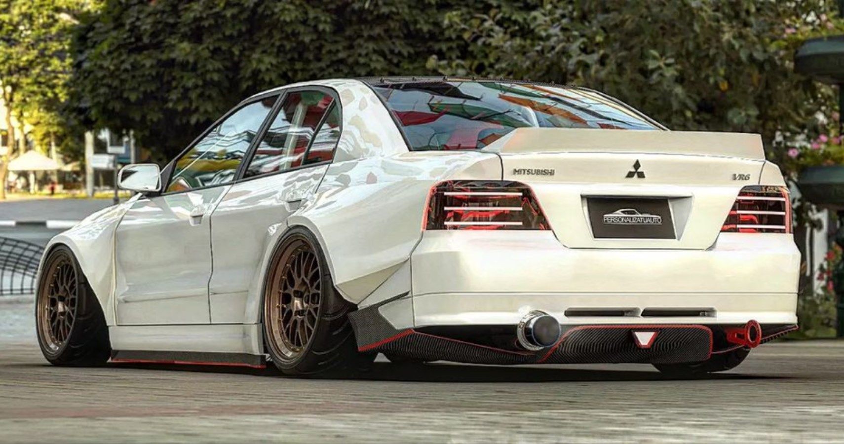 A Masterclass In Rendering Gives Us The Mitsubishi Galant On Steroids