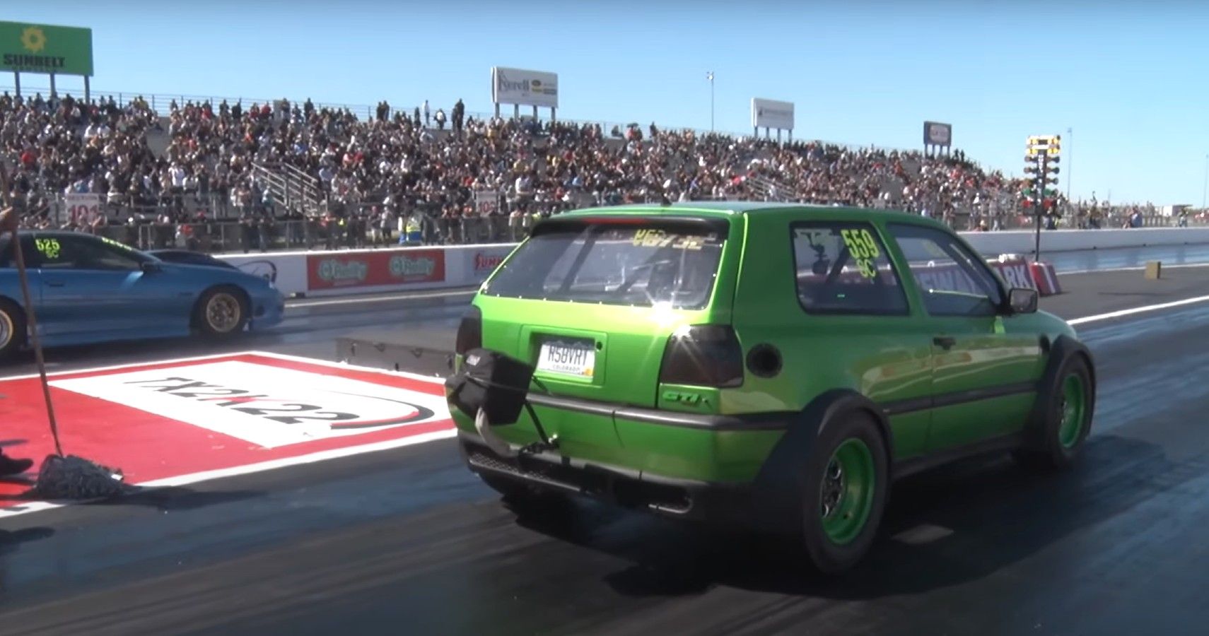 Old-School Twin-Engine Volkswagen Golf GTI Kicks Out 2,000-HP