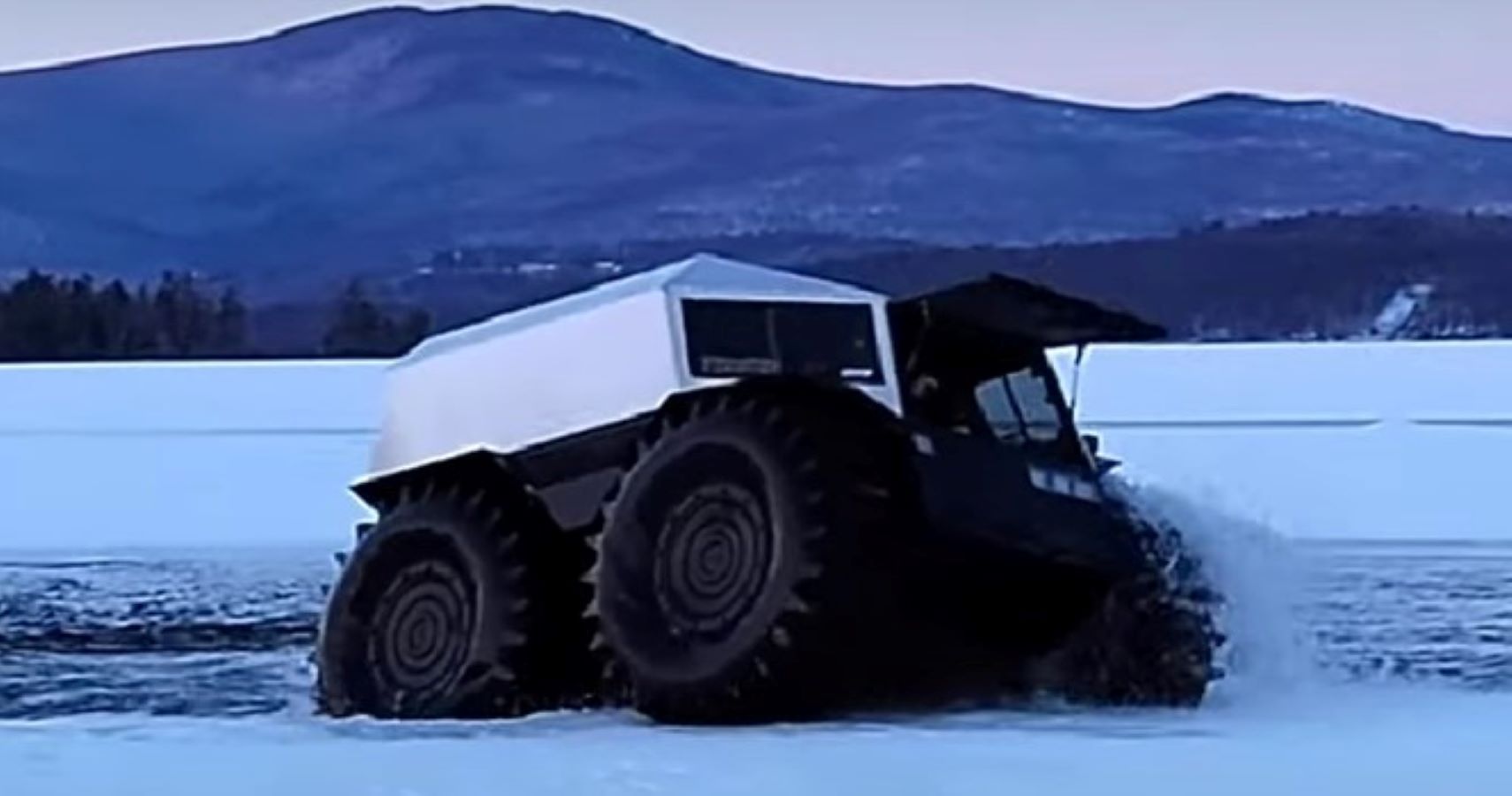 Skating On Thin Ice With This Sherp Across A Frozen Lake