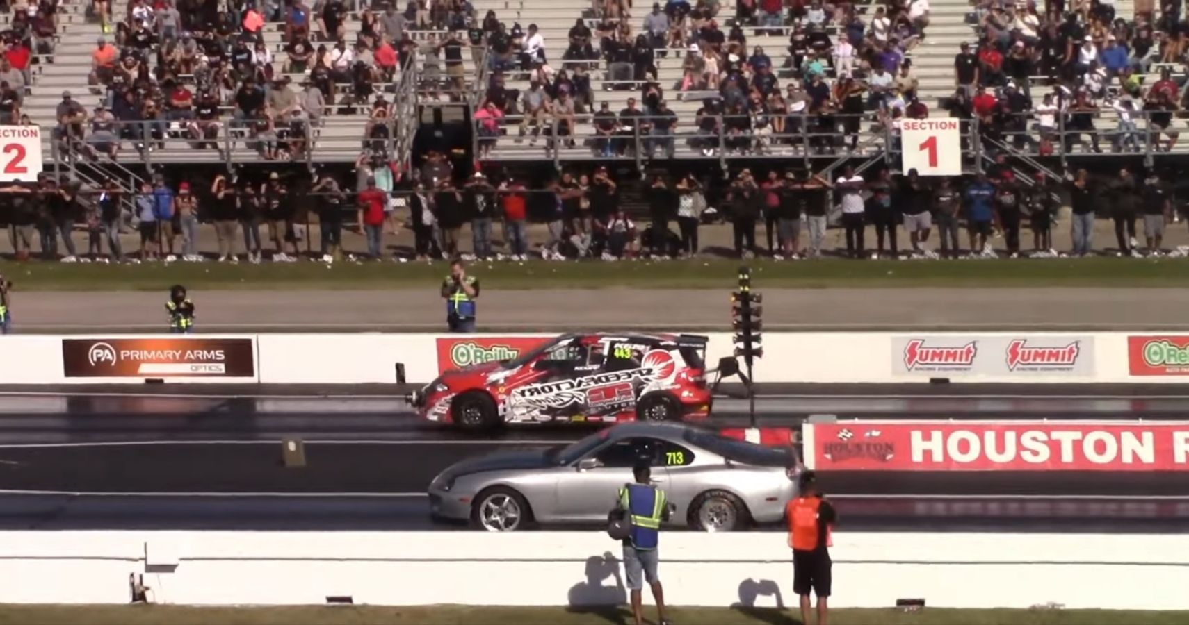 Breaking Records With This AWD Honda Civic At The Drag Strip