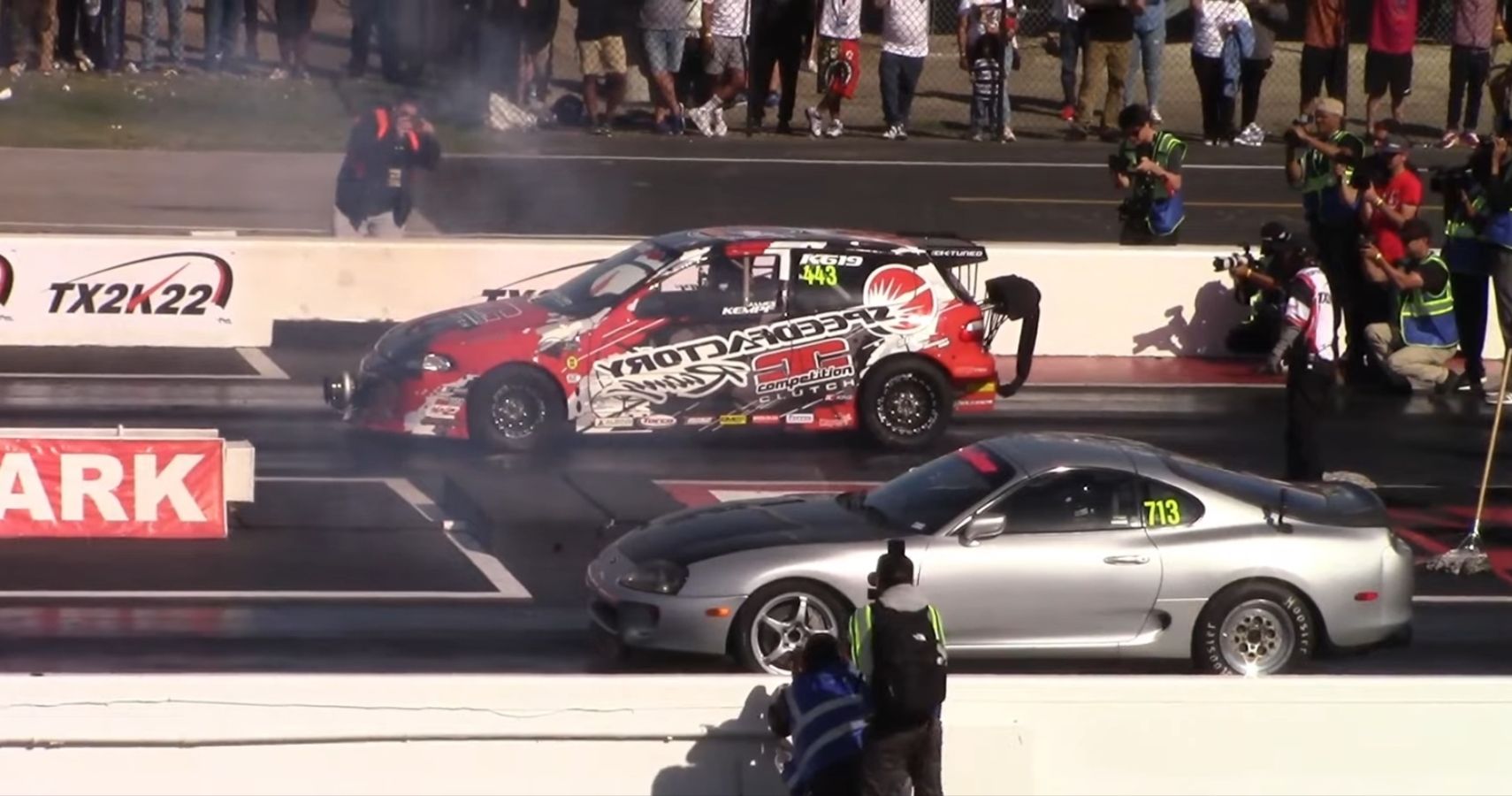 Breaking Records With This AWD Honda Civic At The Drag Strip