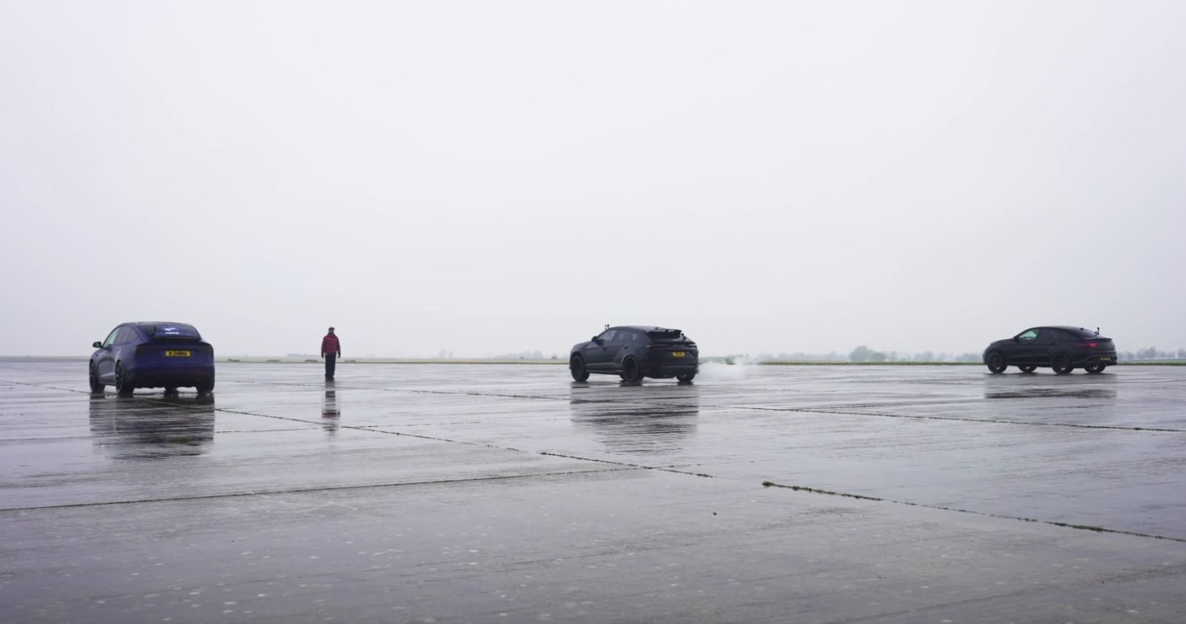 Check Out This Super SUV Race Between An Urus, Brabus 805 And Tesla Model X