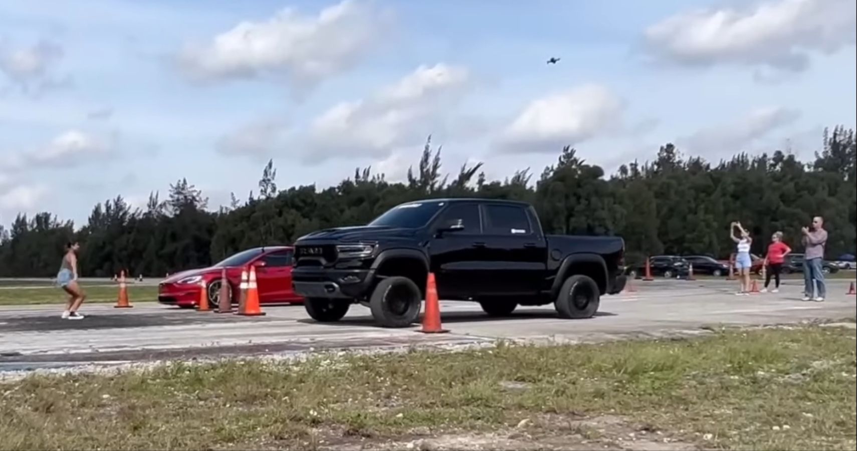 Fierce Competition: Tesla Model S Plaid And RAM TRX Take On Several ...