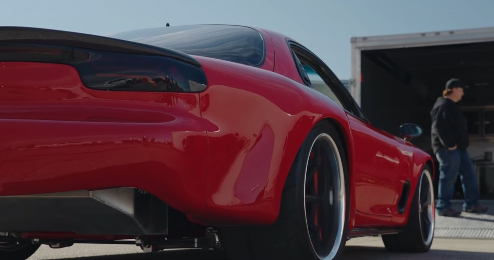 Drag Strip Ready: This Widebody AWD Four-Rotor Mazda RX7 Has 1,200-HP