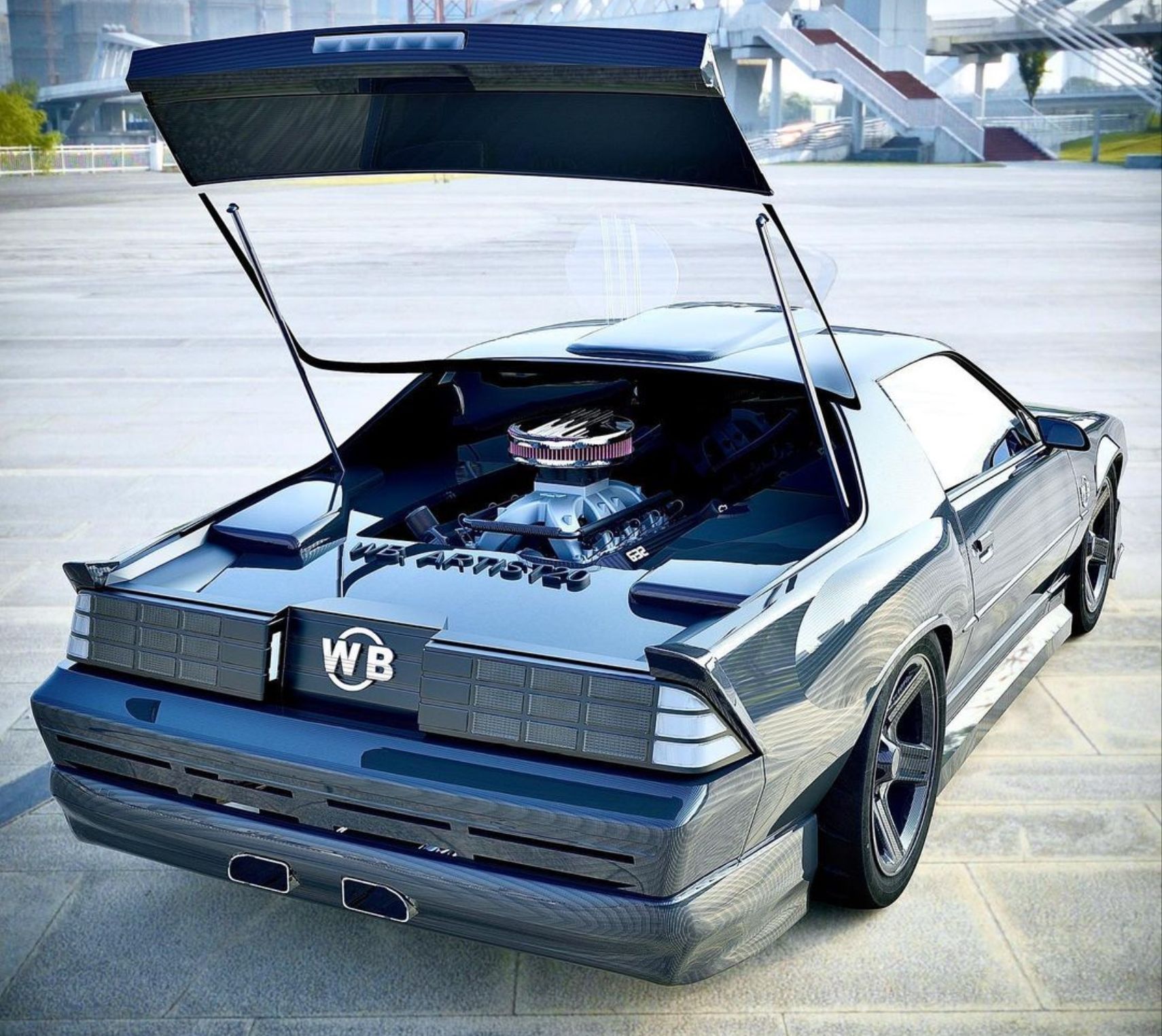 This Modded Chevrolet Camaro Is A Bit Of A Monster