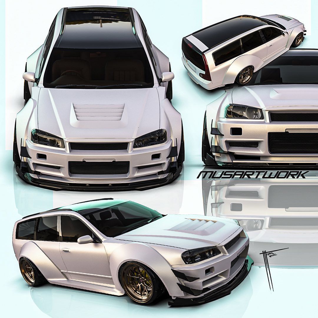Nissan Stagea Gets A Bit Of JDM Cool To Rival A Nissan R34