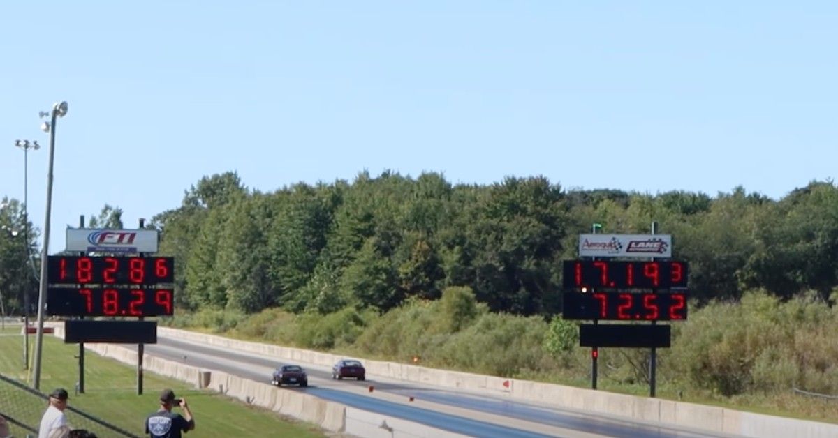 Drag Race Classic: 1974 Chevrolet Corvette Vs A 1976 Pontiac Firebird