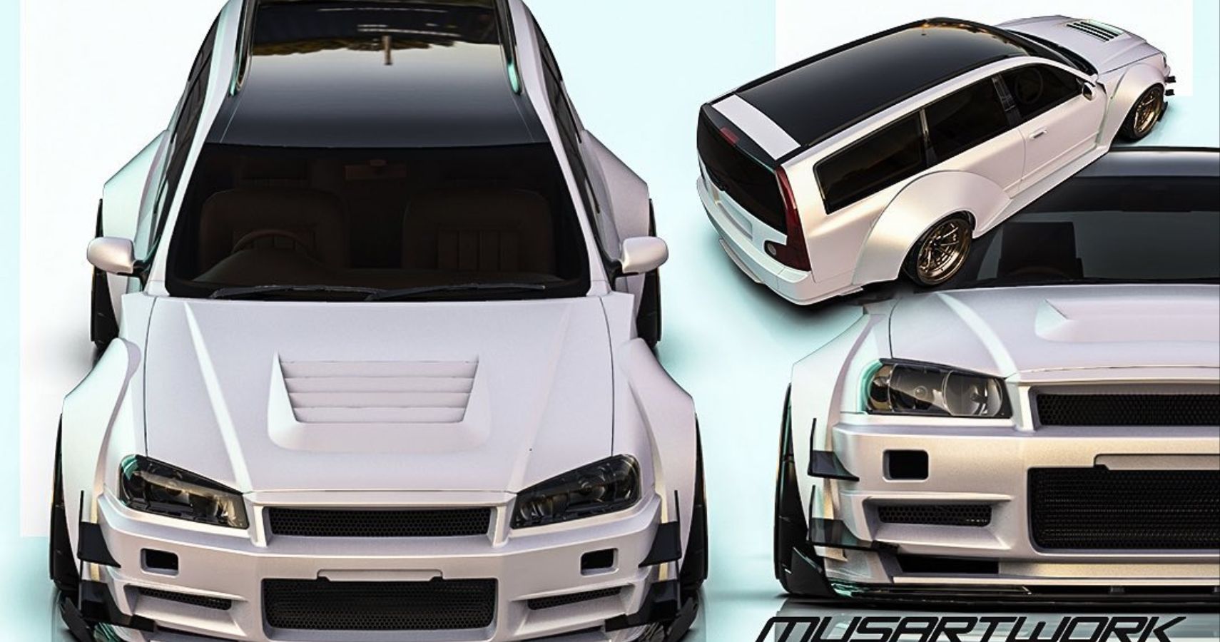 Nissan Stagea Gets A Bit Of JDM Cool To Rival A Nissan R34