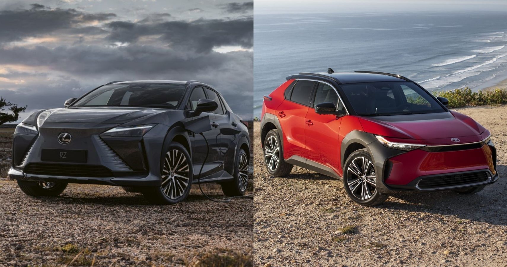 This Is How The 2023 Lexus RZ 450e Compares To The Toyota bZ4X