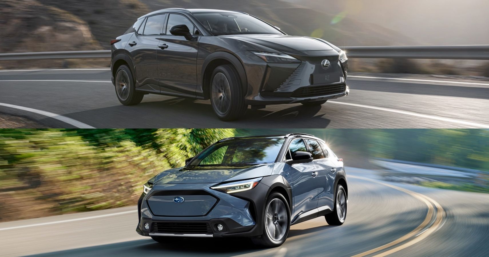 This Is How The 2023 Lexus RZ 450e Compares To The Subaru Solterra